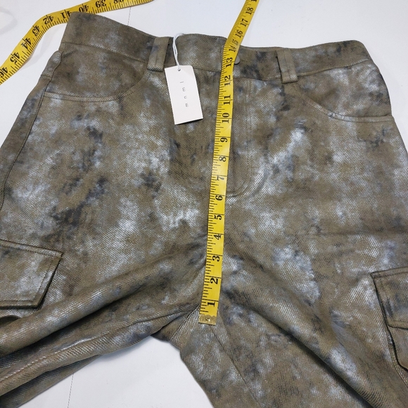 MNML | Pants | Mnml Olive Green Color Mens Baggy Dual Tone Suaded Cargo ...